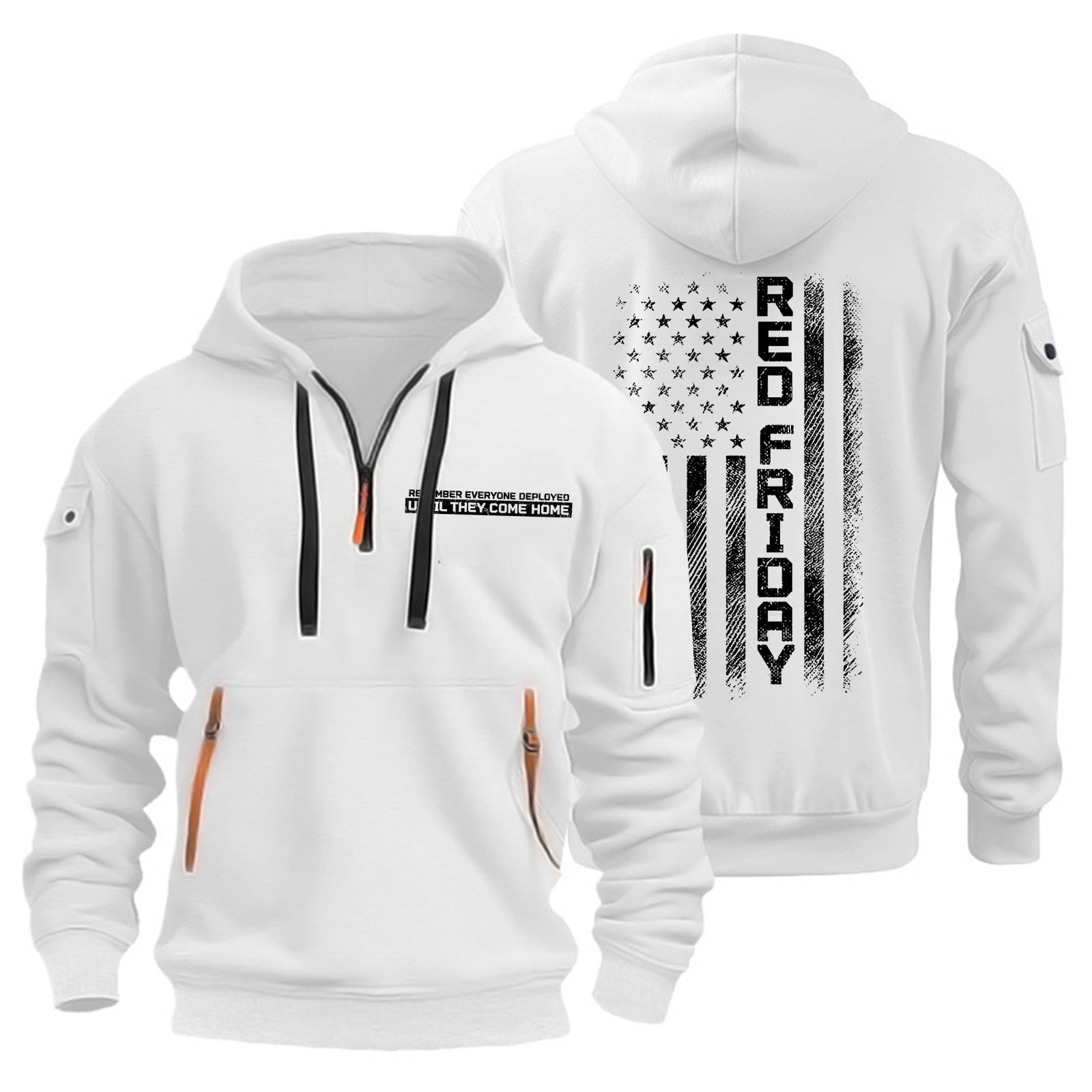 Graphic Hoodies for Men - Mens Zip Up Hoodie Men Graphic Print ...