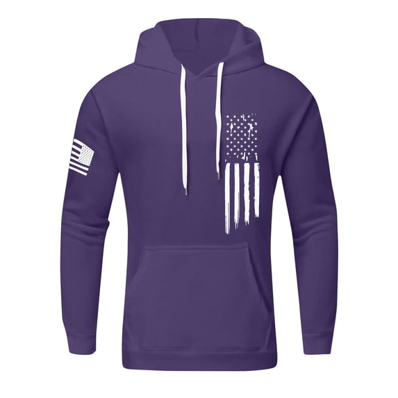 Graphic Hoodies for Men Pullover American Flag Hoodies for Men ...