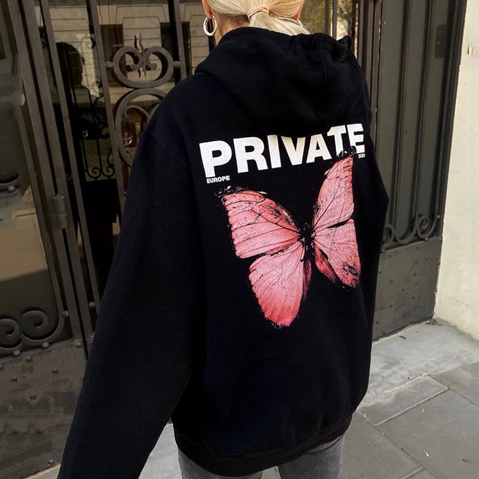 Graphic Hoodies Women Clearance Oversized Comfy Hoodie Cozy Baggy ...