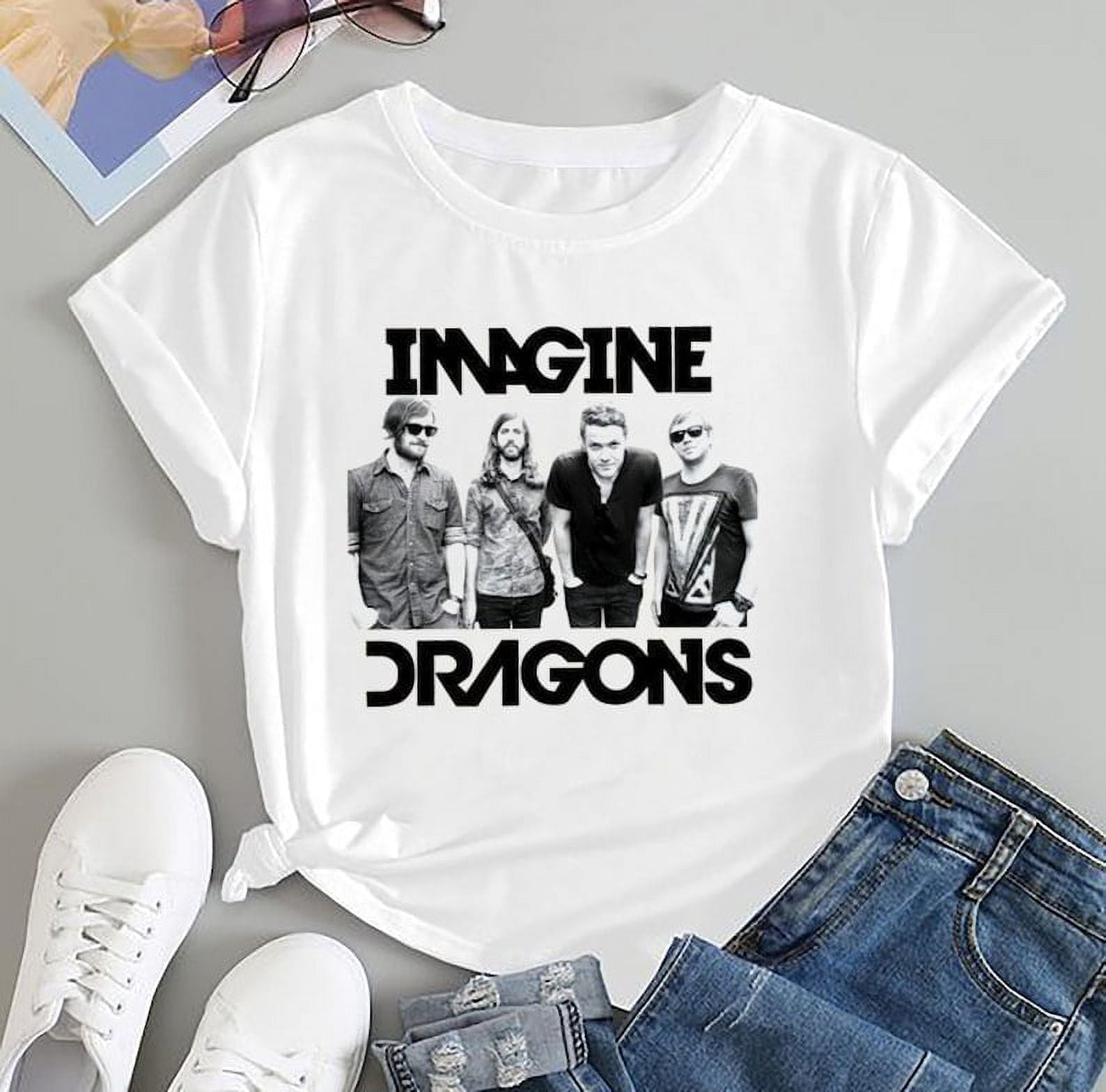 Graphic Imagine Dragons TShirt, Imagine Dragons Band Shirt, Imagine ...