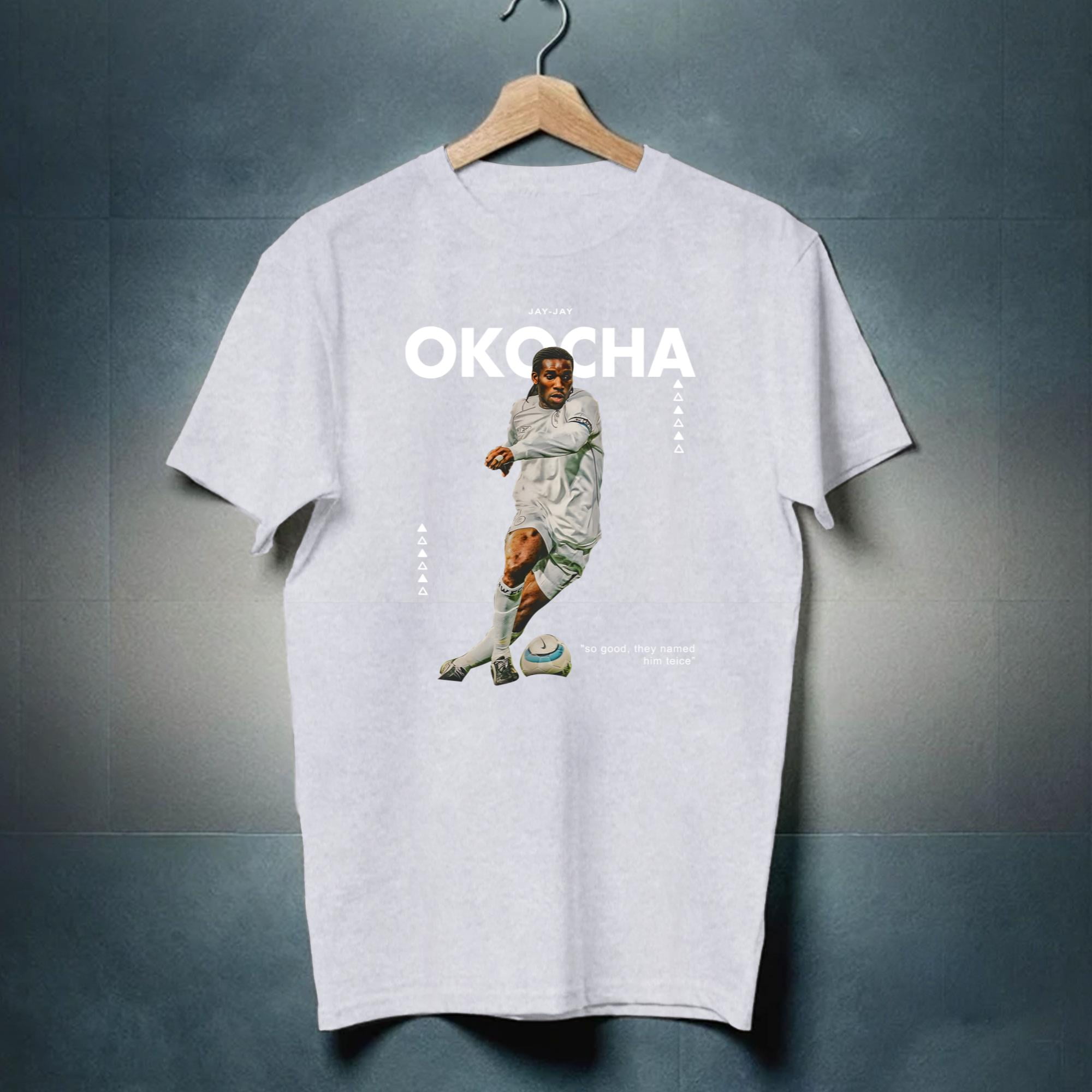 Graphic Jay-Jay Okocha T-Shirt, Bolton tee shirt, African footballer, Soccer T-Shirt, Bootleg ...