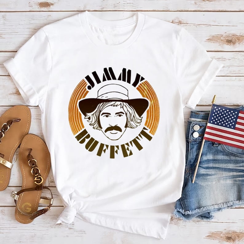 Graphic Jimmy Buffett Shirt, RIP Jimmy Buffett Shirt, 90s Vintage Jimmy ...