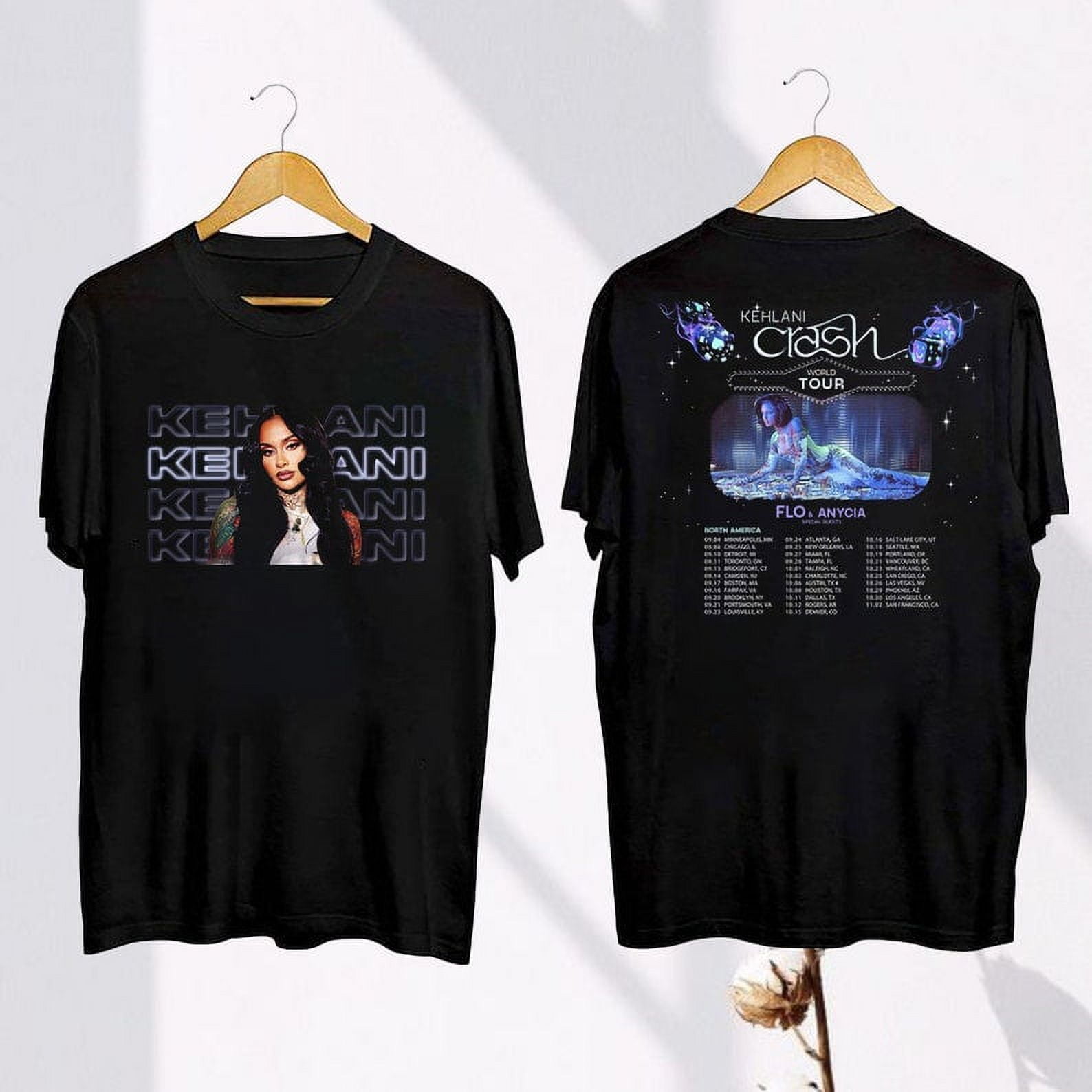 Graphic Kehlani Crash World Tour 2024 Shirt, Kehlani Fan Gift Shirt ...