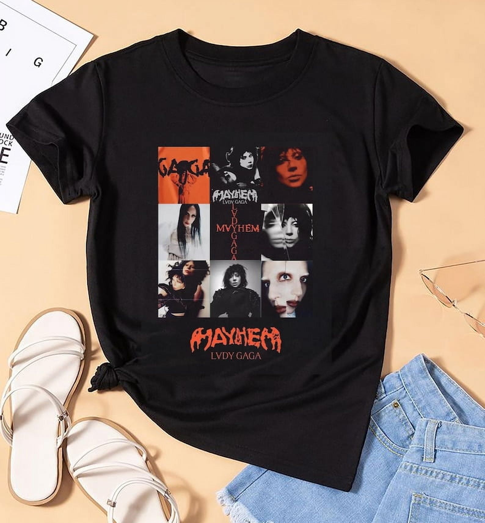 Graphic Lady Gaga Fan Shirt, Lady Gaga The Mayhem Shirt, Lady Gaga ...