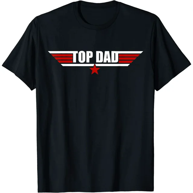 Graphic And Letter Print T Shirt 80s Top Dad Fathers Day T From