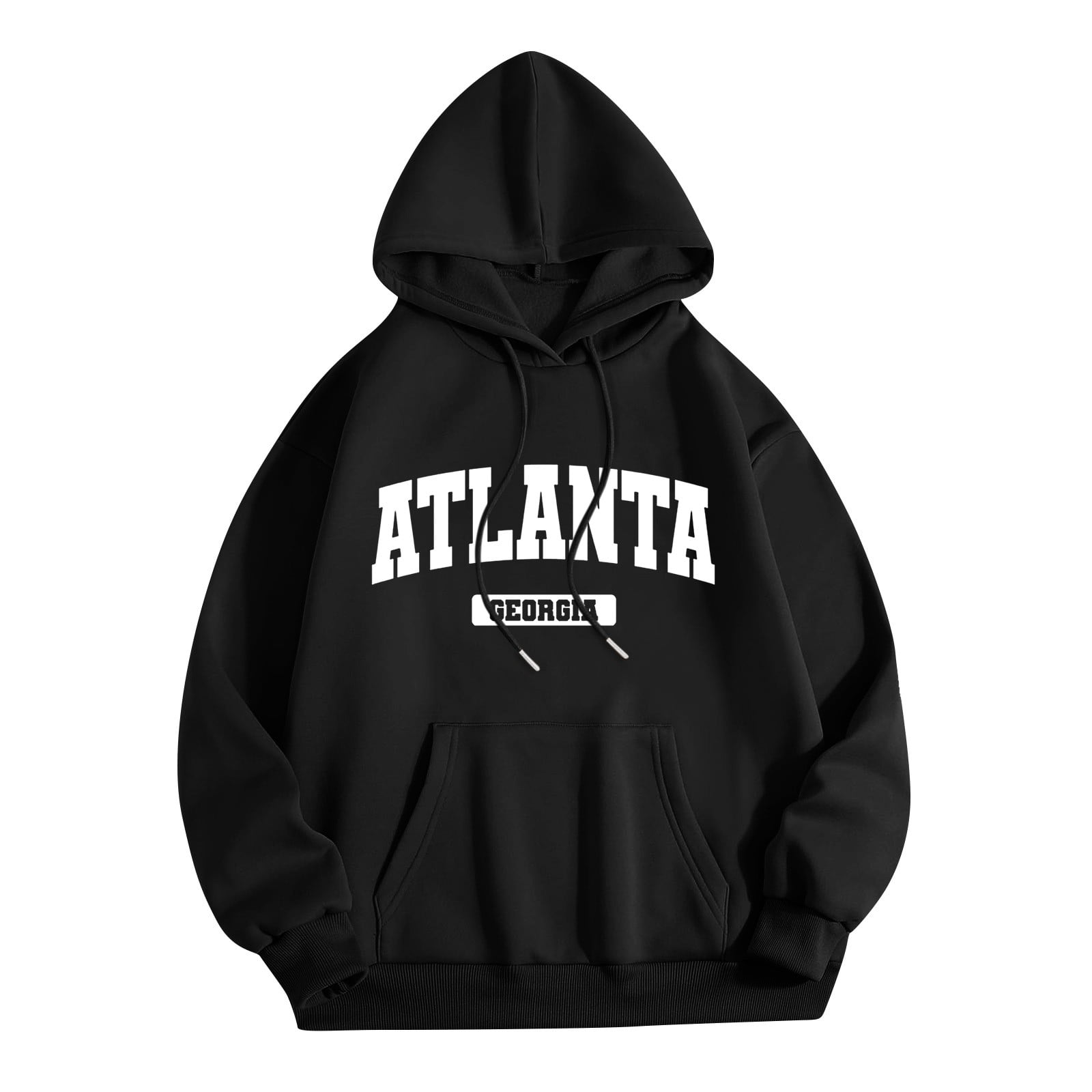 Graphic Lettering Print Women Hoodies Clearance Casual Comfy Oversized ...