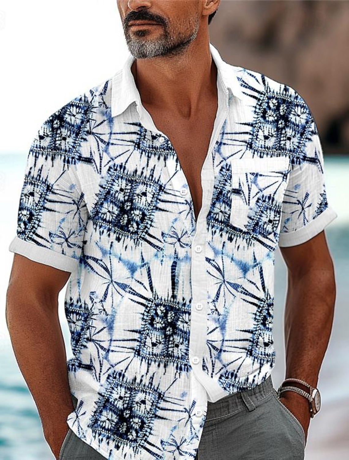 Graphic Men's Resort Hawaiian 3D Printed Shirt Holiday Daily Wear ...