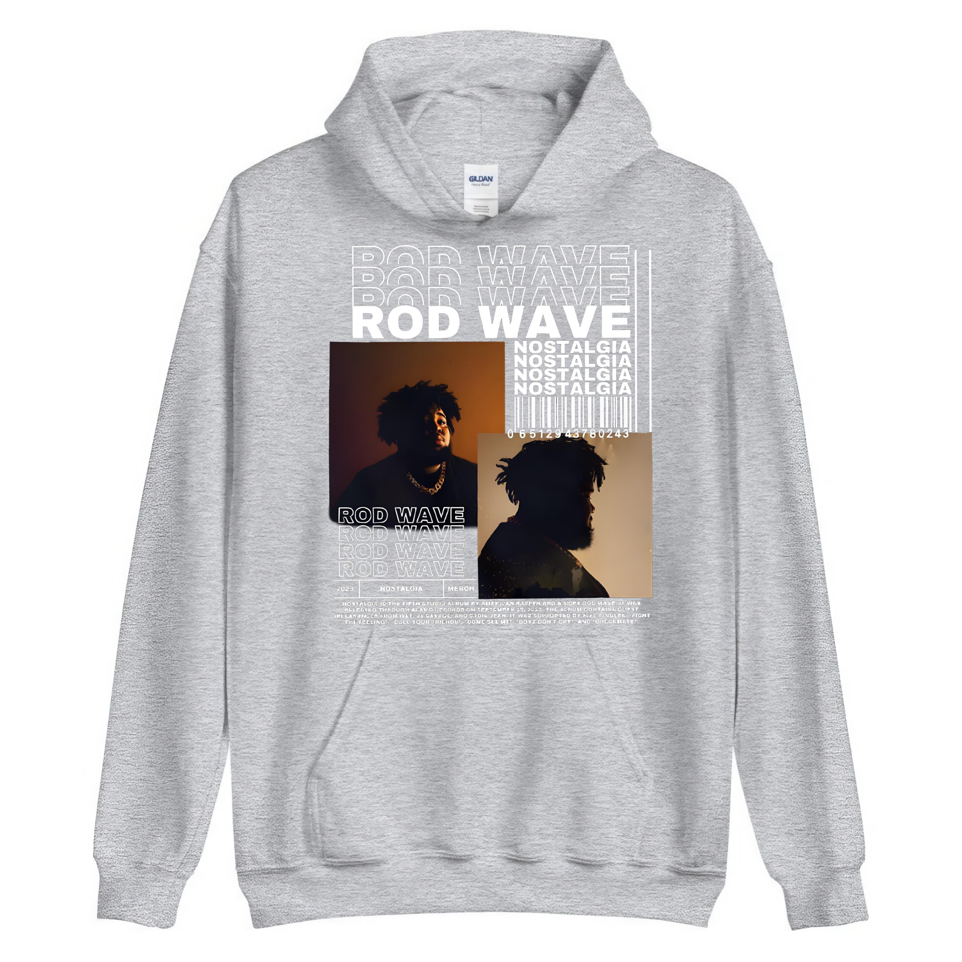 Graphic Rod Wave Signature Shirt, Rod Wave Nostalgia Tour 2023 Shirt ...