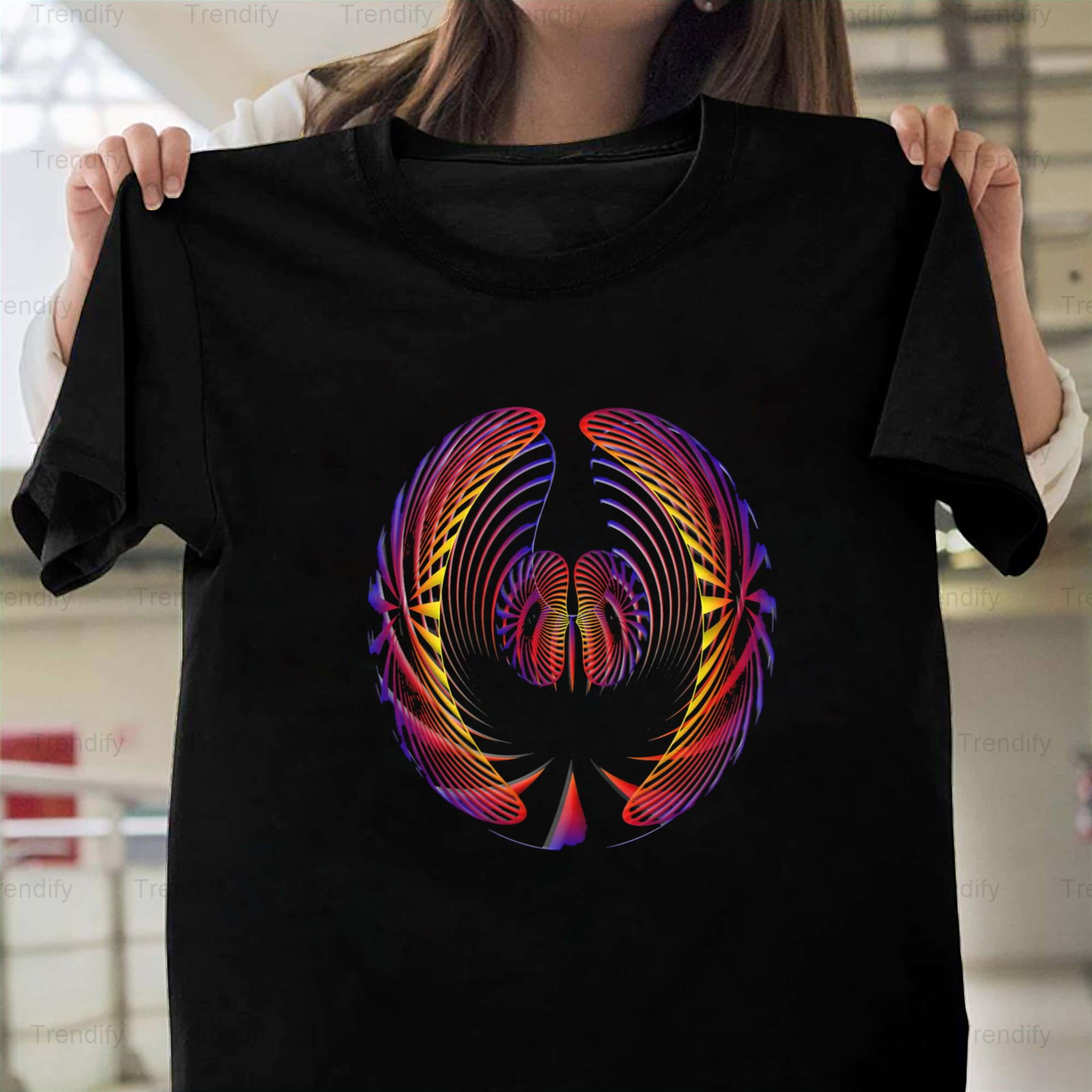 Graphic Spiral Colours Funny Abstract Art Sarcastic Humor H28204 T ...