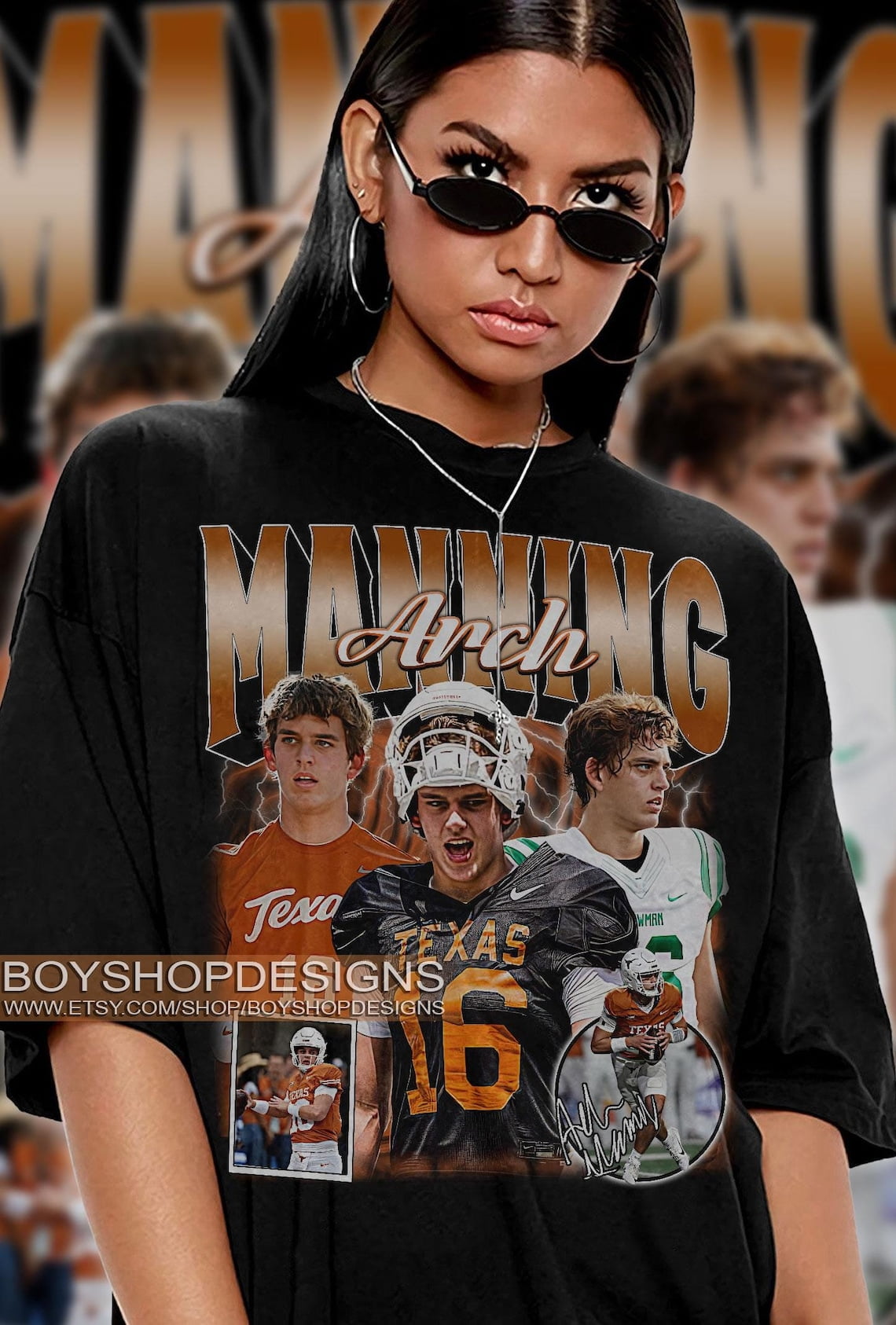 Graphic Style Arch Manning T-Shirt, Arch Manning shirt - Walmart.com