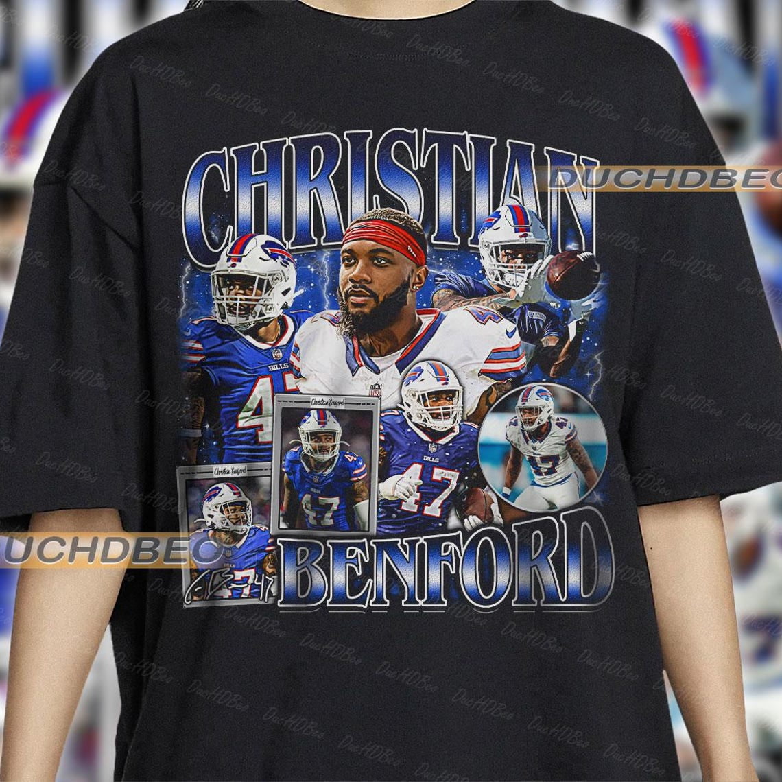 Graphic Style Christian Benford shirt, Buffalo Football Shirt, Bootleg ...