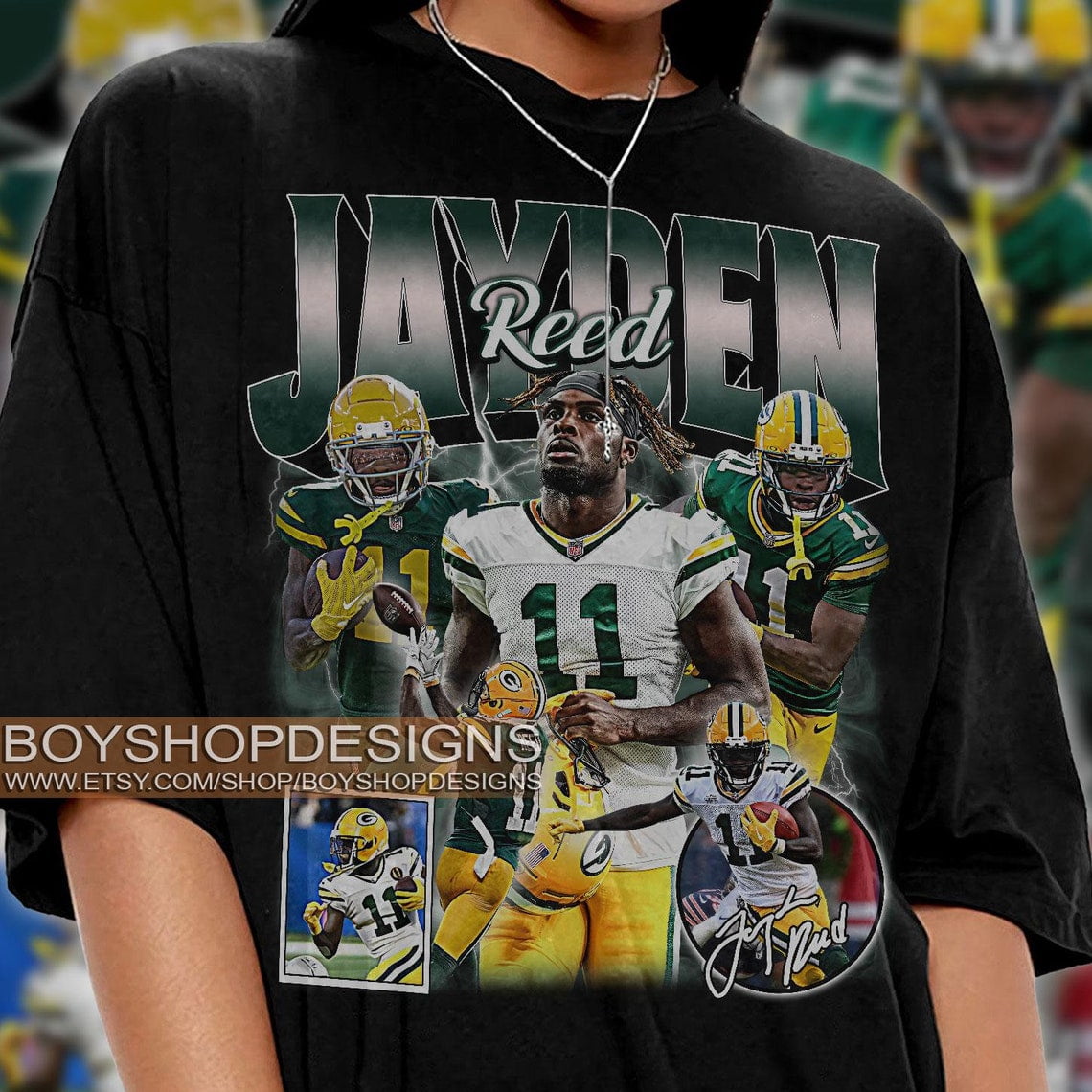 Graphic Style Jayden Reed T-Shirt, Jayden Reed shirt, Vintage Sport Tee ...