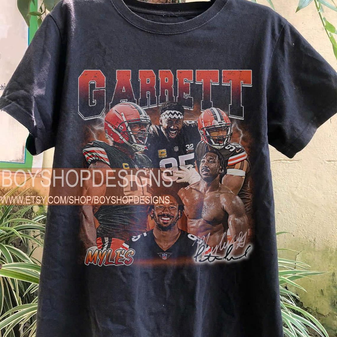 Graphic Style Myles Garrett T-Shirt, Myles Garrett Shirt, Cleveland ...