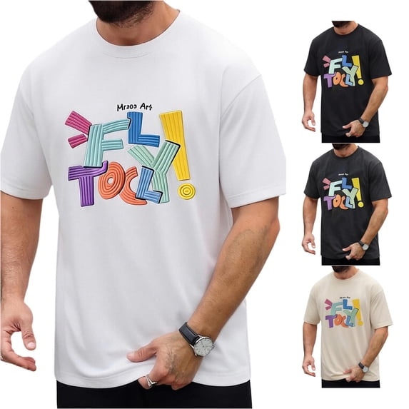 Graphic T Shirt Short Sleeve Casual Shirt With Foam Print Design ...