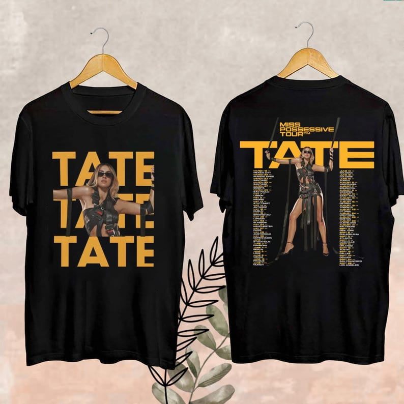 Graphic Tate McRae Miss Possessive World Tour T-Shirt, Tate McRae Tour ... Graphic Tate McRae Miss Possessive World Tour T-Shirt, Tate McRae Tour ...