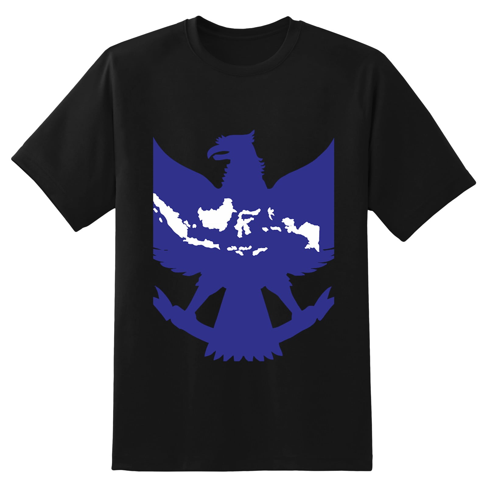 Graphic Tees Baggy Shirts for MenEagle (4) Crew Neck Streetwear T ...