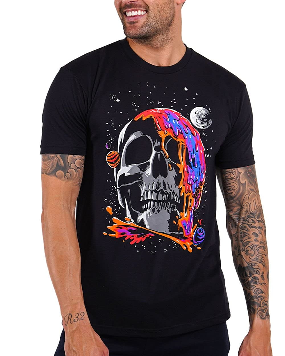 Graphic Tees Men Cool T-Shirts Design for Guys - Walmart.com