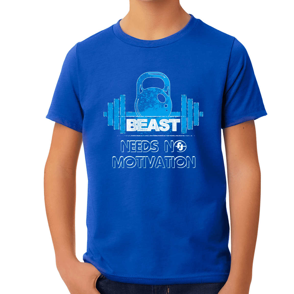 Graphic Tees for BOYS YOUTH - Beast Needs No Motivation Graphic Shirts ...