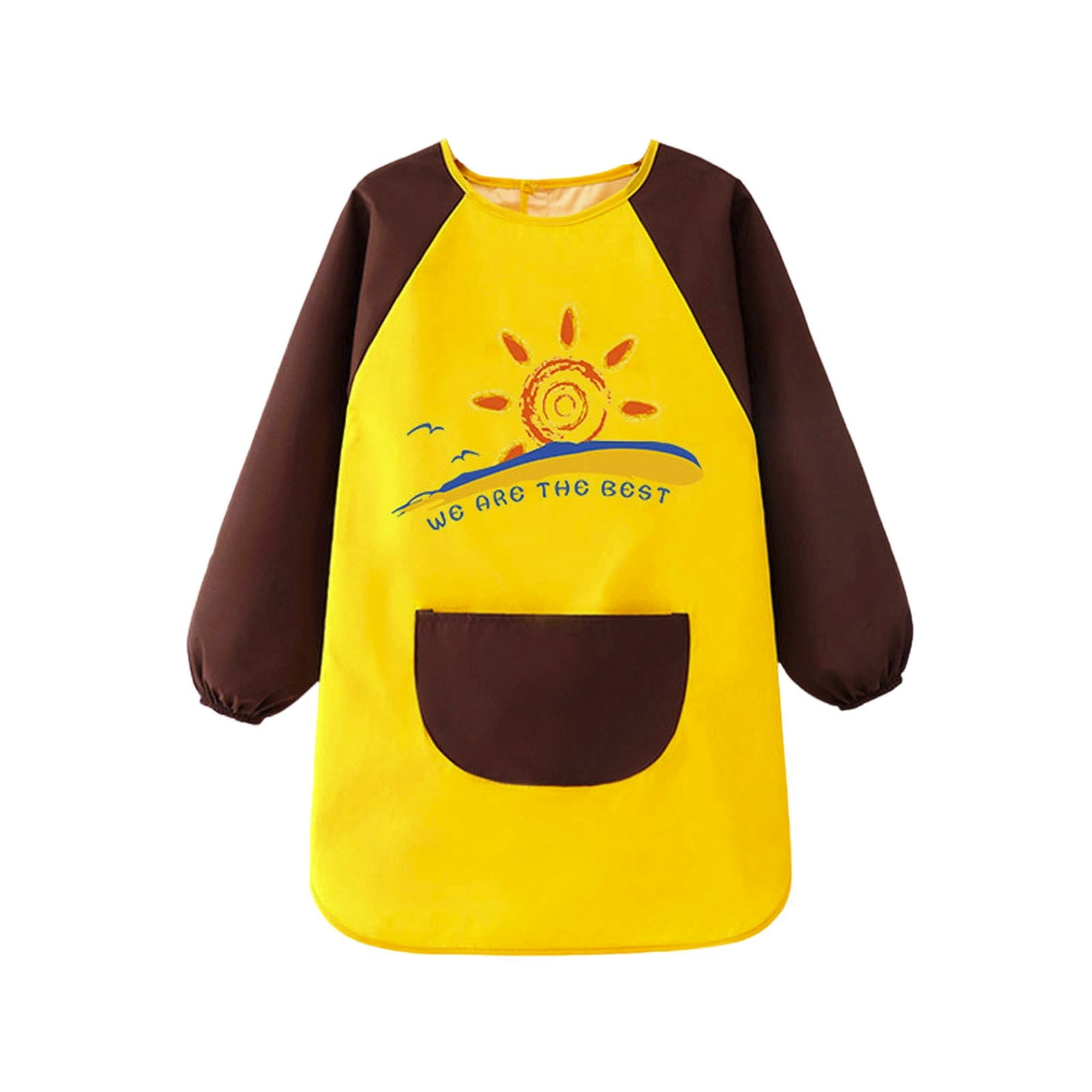Graphic Tees for Boys Art Smock Long Sleeve Apron Adjustable Straps ...