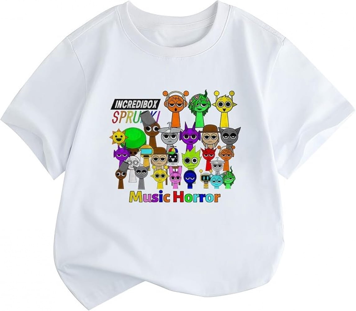 Graphic Tees for Girl Cartoon Character T-Shirt Cute Unisex Casual ...