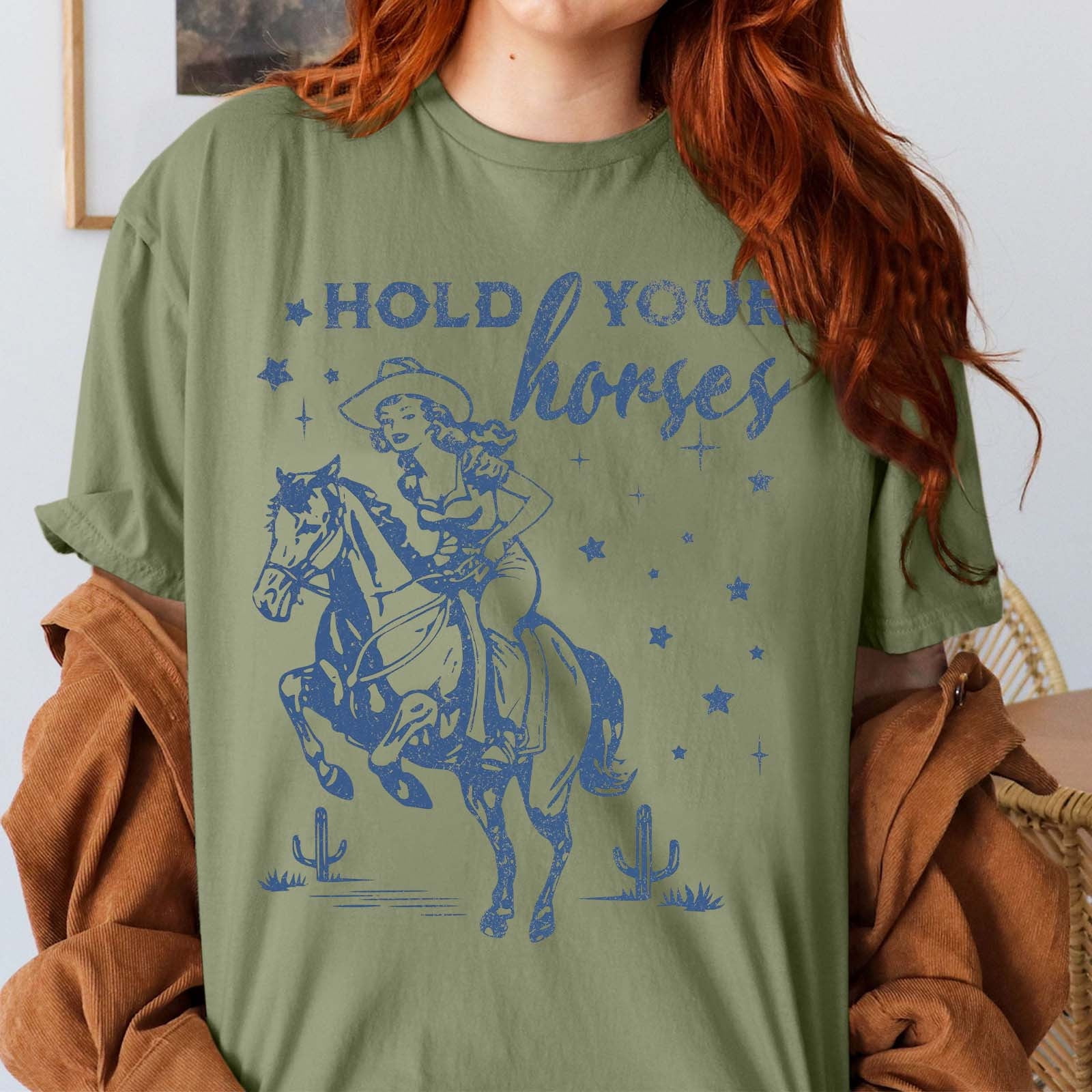 Graphic Tees for Women Casual Printed Round Neck Short Sleeve T Shirt ...
