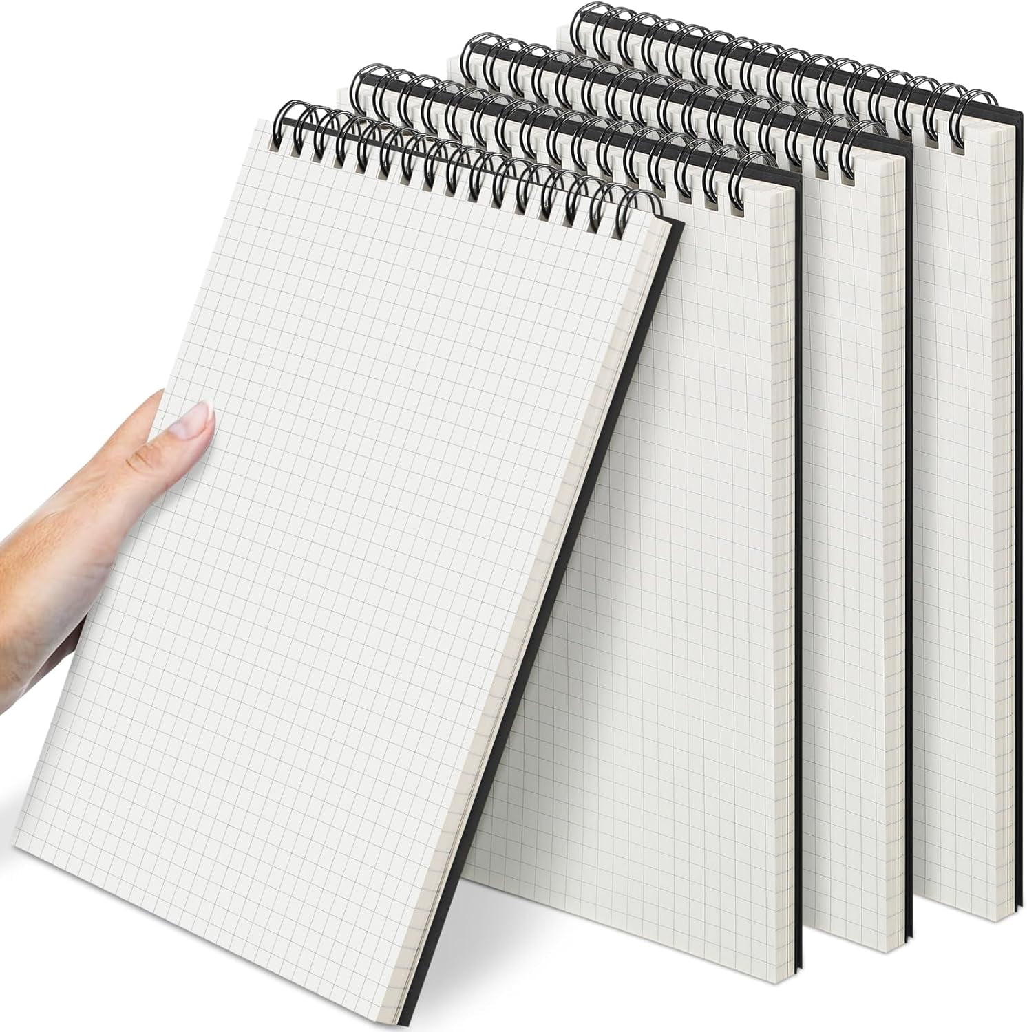 Graphic paper Spiral notepad A5 Top line ball notepad Grid notebook ...