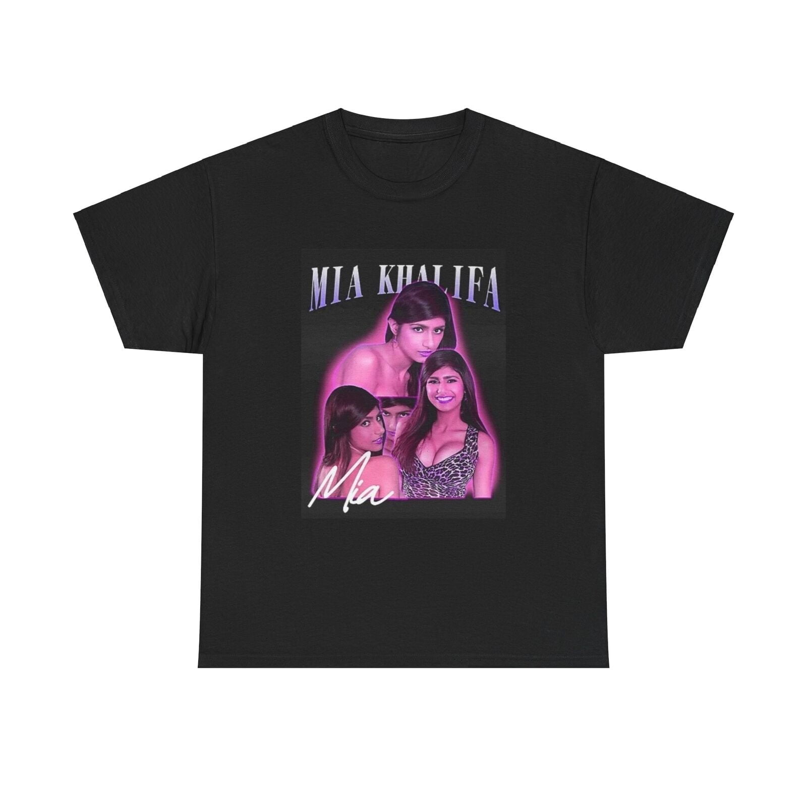 GraphicThreads3-WM160 Streetwear Graphic Tees Mia Khalifa Shirt - Walmart.com
