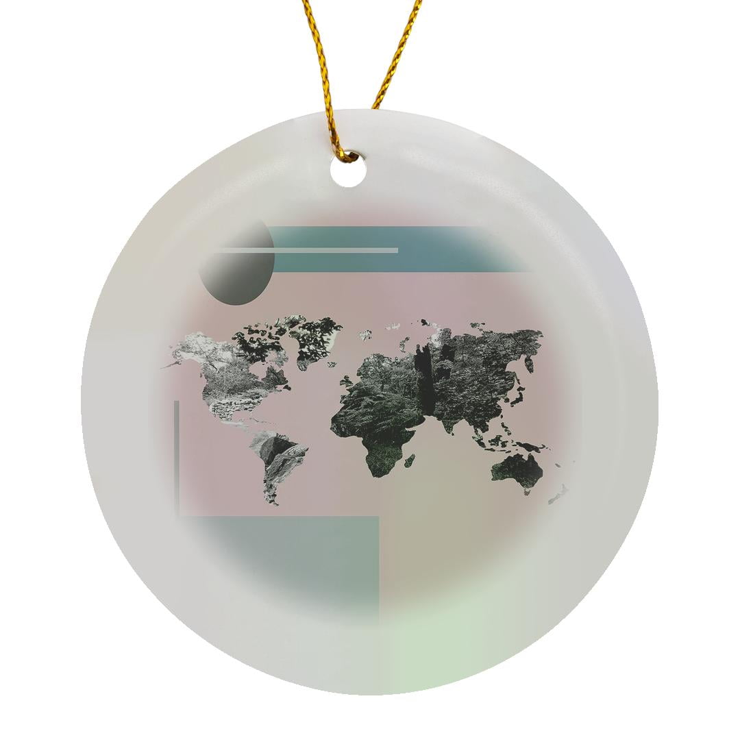 3drose, Graphical Map of the World, the World Is Full of Trees, Circle ...