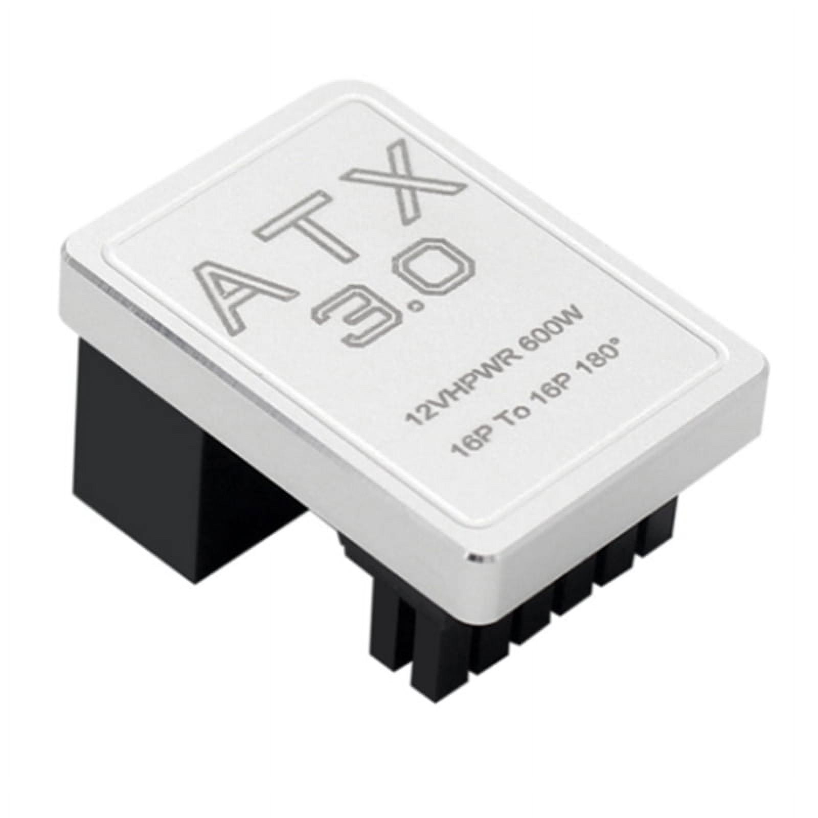 Graphics Card GPU Power Supply Adapter 180 Degree U Turn Connector 12 ...