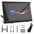 Graphics Drawing Tablet 10 x 6 Inch Large Active Area with 8192 Levels ...