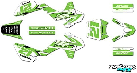 Graphics Kit for SSR SR70C SR110 SR125 (2021) OGCrew Series Green 16 ...
