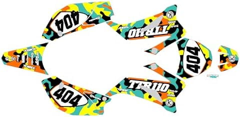 Graphics Kit for Yamaha TTR 110 (2008-2023) TTR110 Invasion Series 09 ...