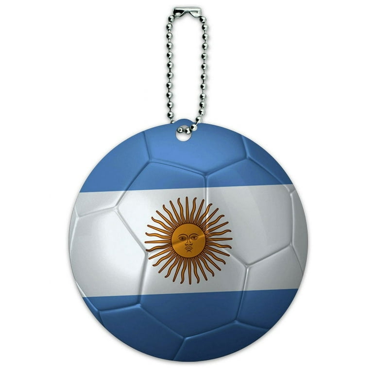 argentina flag round