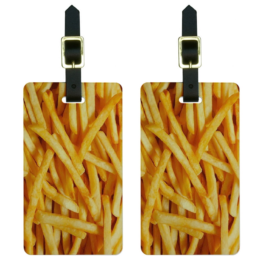 Graphics and More French Fries Luggage Tag Set - Walmart.com