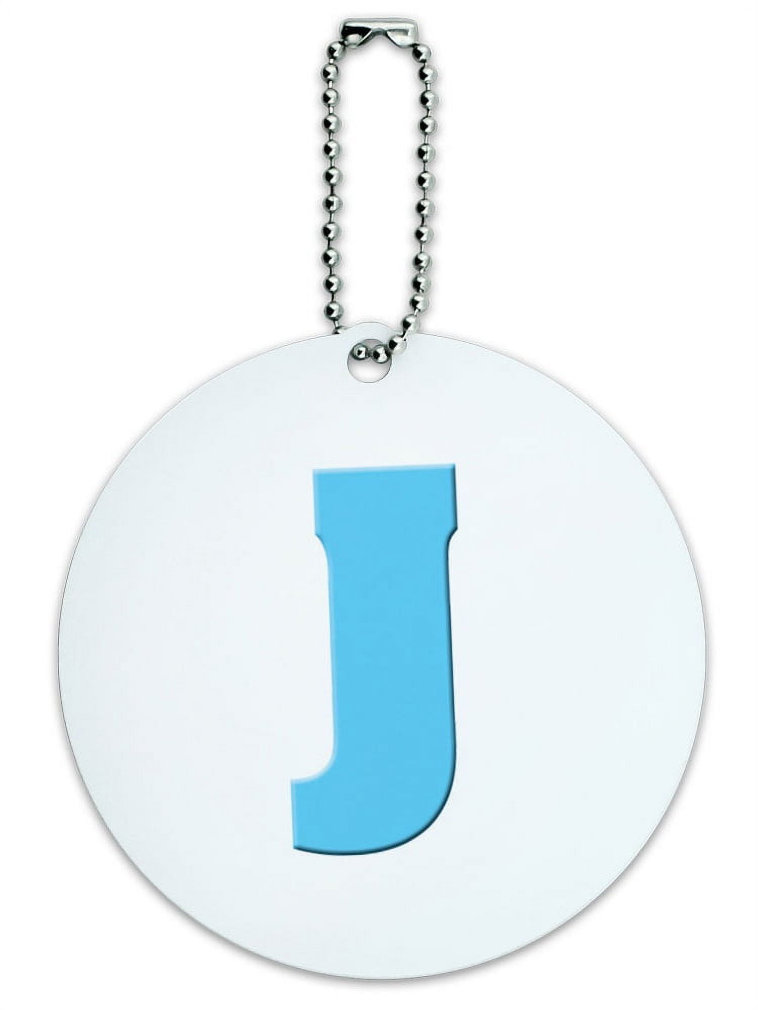 Graphics and More Letter J Initial Baby Boy Block Font Blue Shower ...