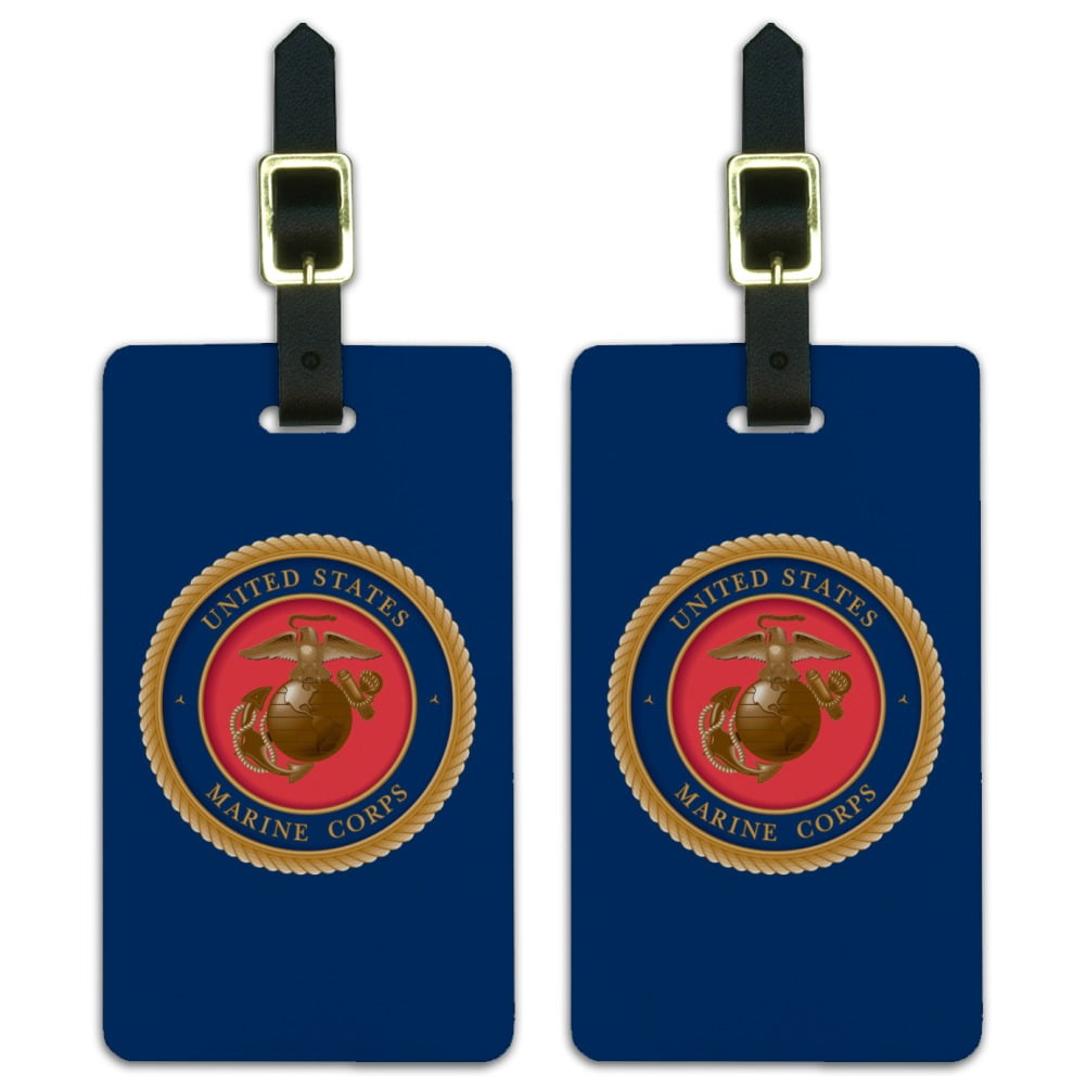 Graphics and More Marine Corps USMC Emblem Officially Licensed Luggage ...