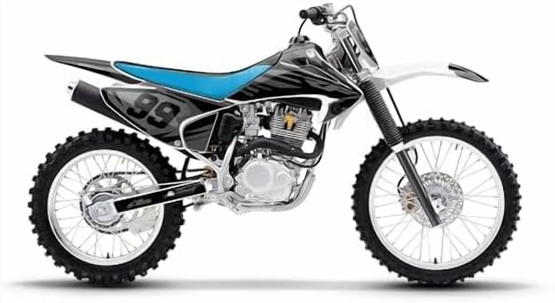 Graphics kit for Honda CRF150F (2003-2007) Division Series Smoke 21 Mil ...