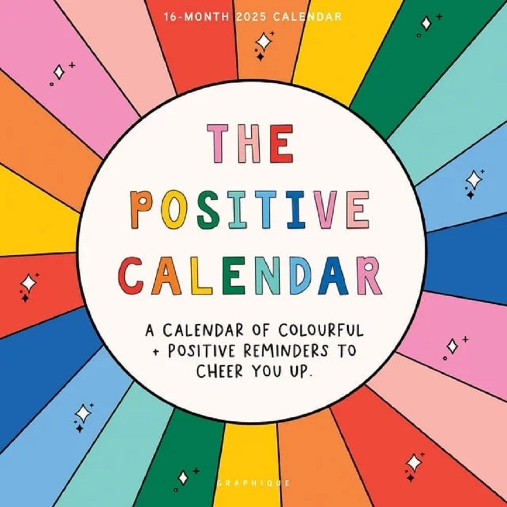 Graphique 2025 The Positive Calendar Wall Calendar - 12” x 12” - Thick ...