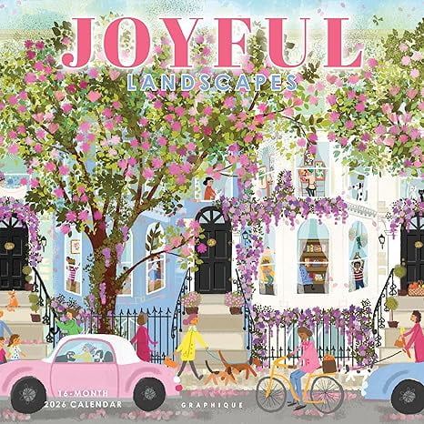 Graphique 2026 Joyful Landscapes Wall Calendar - 12” x 12” - Thick ...