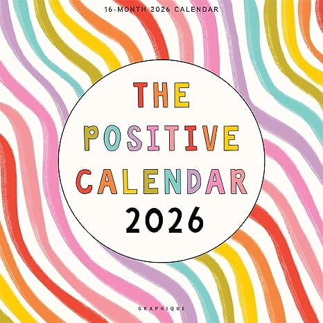 Graphique 2026 The Positive Calendar Wall Calendar - 12” x 12” - Thick ...