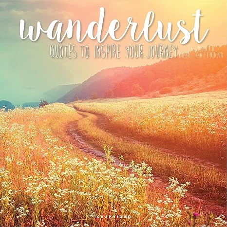 Graphique 2026 Wanderlust Wall Calendar - 12” x 12” - Thick Paper ...