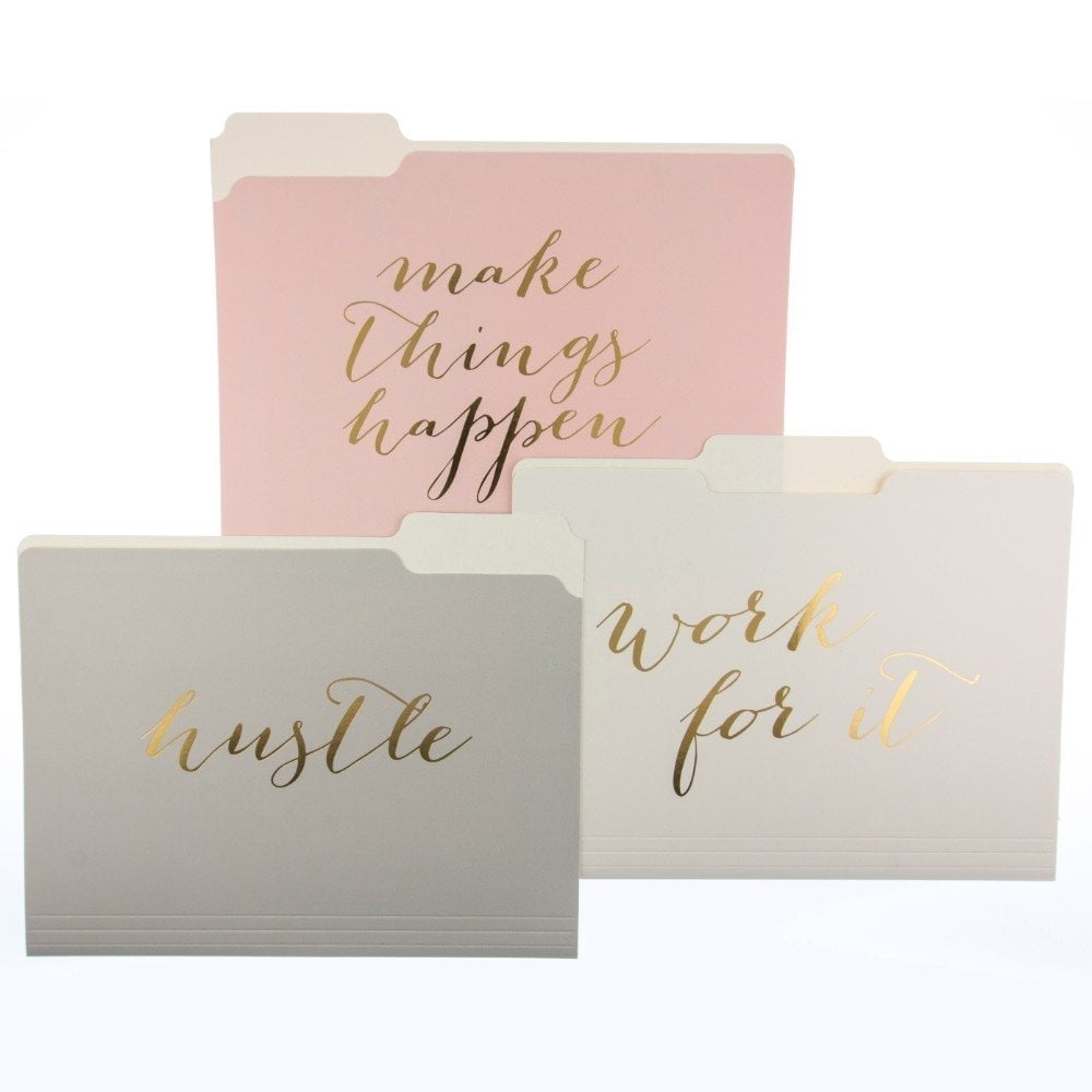 Graphique Designer â€œMake Things Happenâ€ File Folders | Set of 9 (3 ...