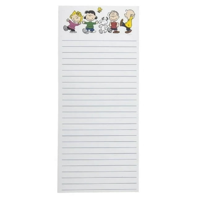 Graphique Magnetic Notepad - Peanuts Gang Grocery and Shopping List ...