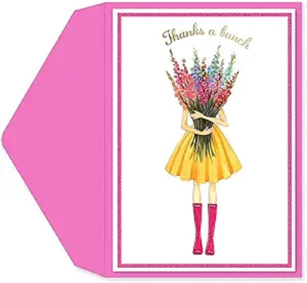 Graphique Thanks a Bunch Thank You Card - Blank Inside - Show ...