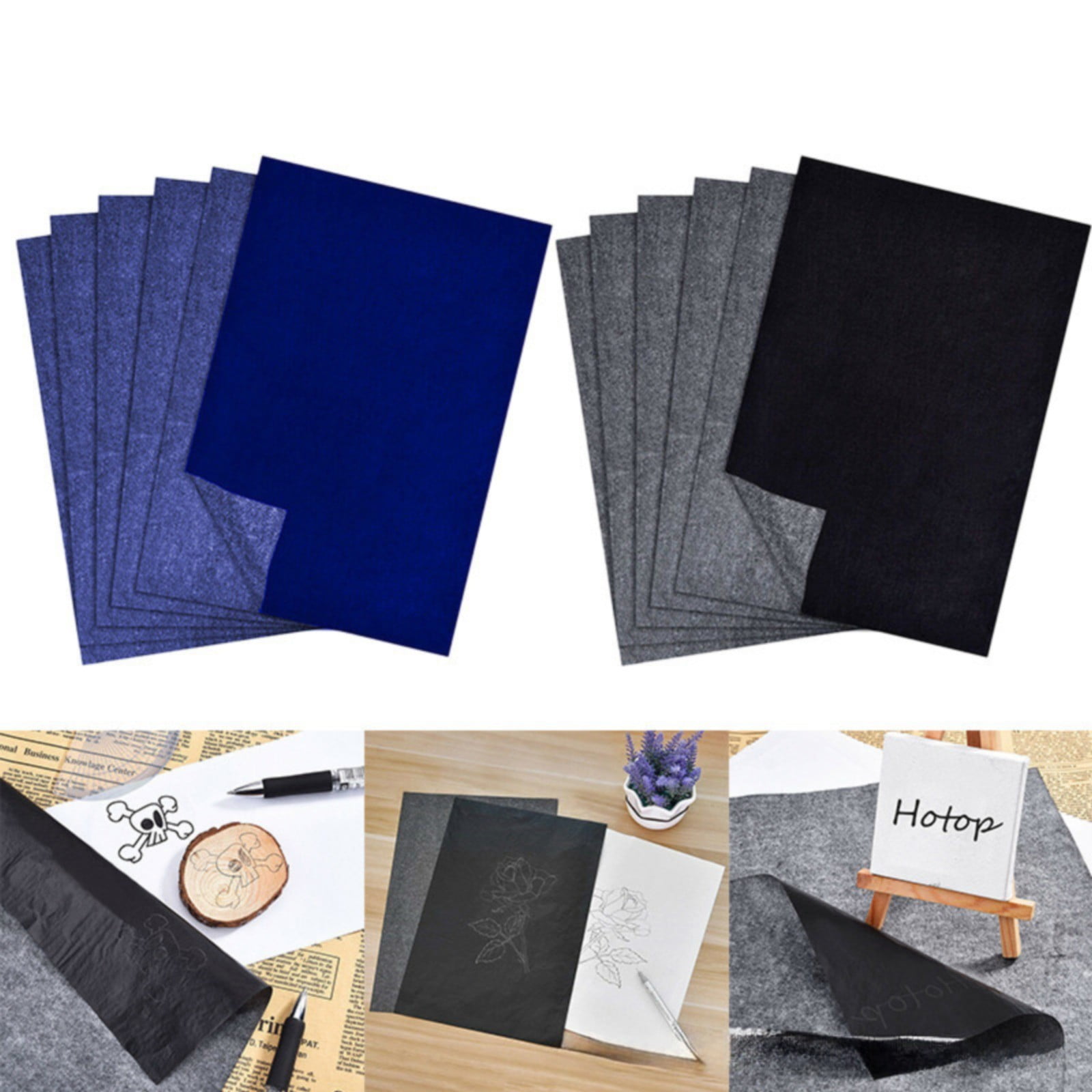 Graphite Carbon Paper Black Clearance! Sheets Transfer Canvas 100 A4 ...