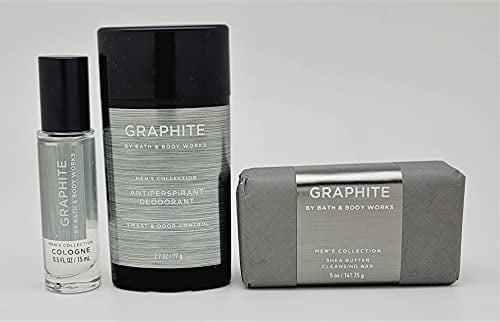 Graphite – Men’s Collection - 3 pc Bundle - Mini Cologne ...