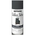 6 Pack, Graphite, Rust-Oleum Specialty Matte Outdoor Fabric Spray Paint ...