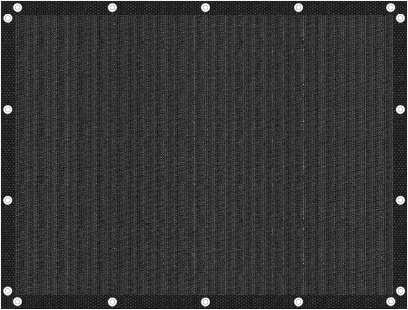 Graphite Shade Fabric Sun Shade Cloth Privacy Screen with Grommets for ...