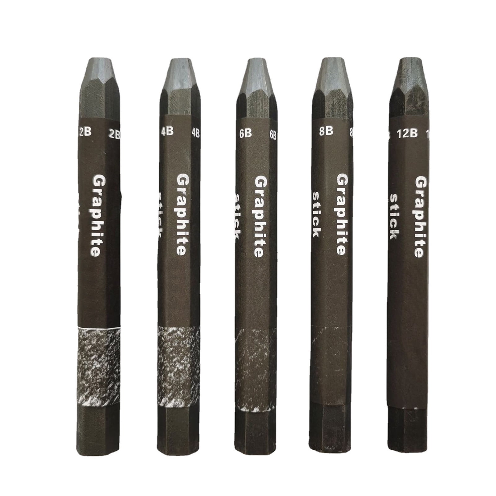 Graphite Sticks Water Soluble Artist Sketching Shading Pencil Hexagon ...
