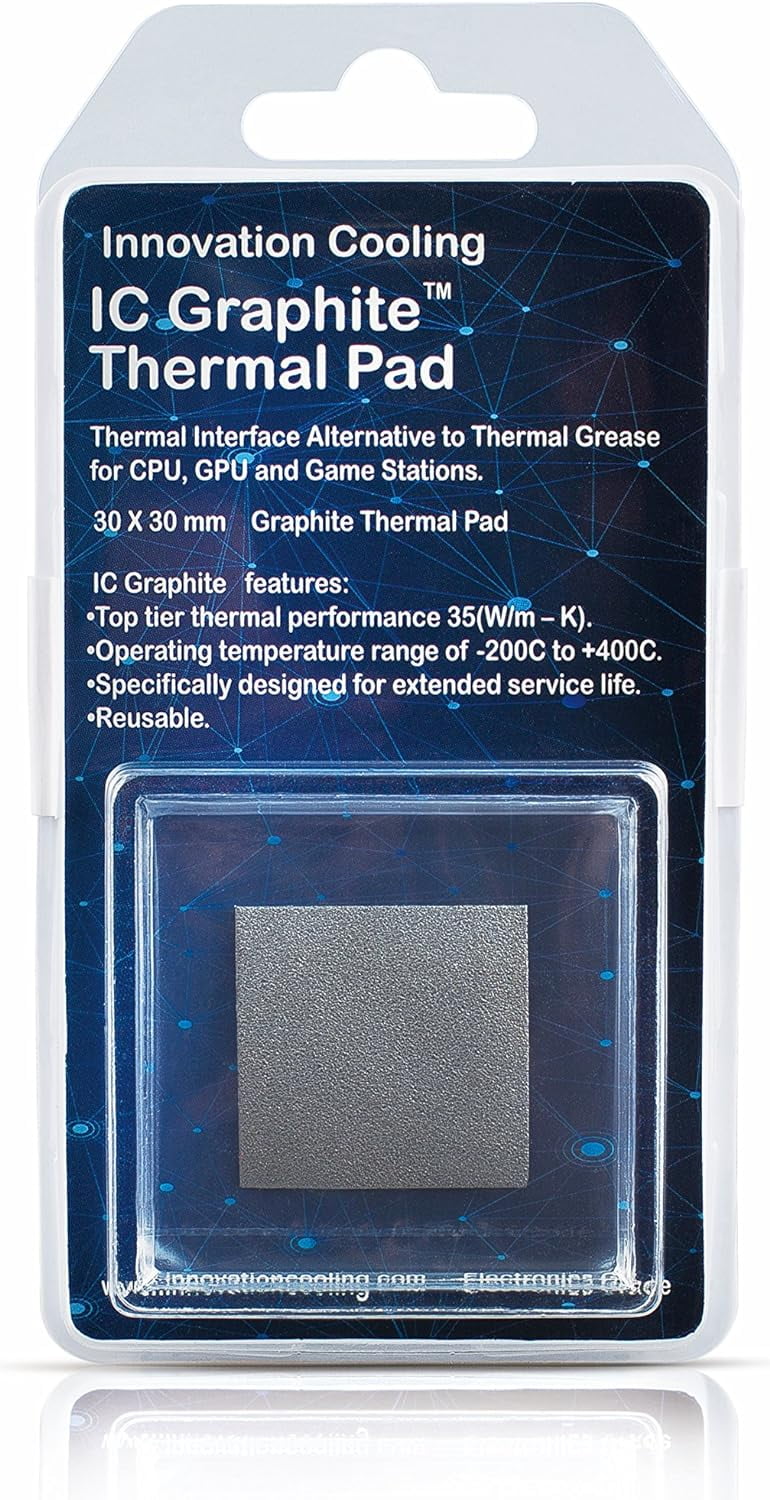 Graphite Thermal Pad – Permanent Replacement for Thermal Paste/Grease ...